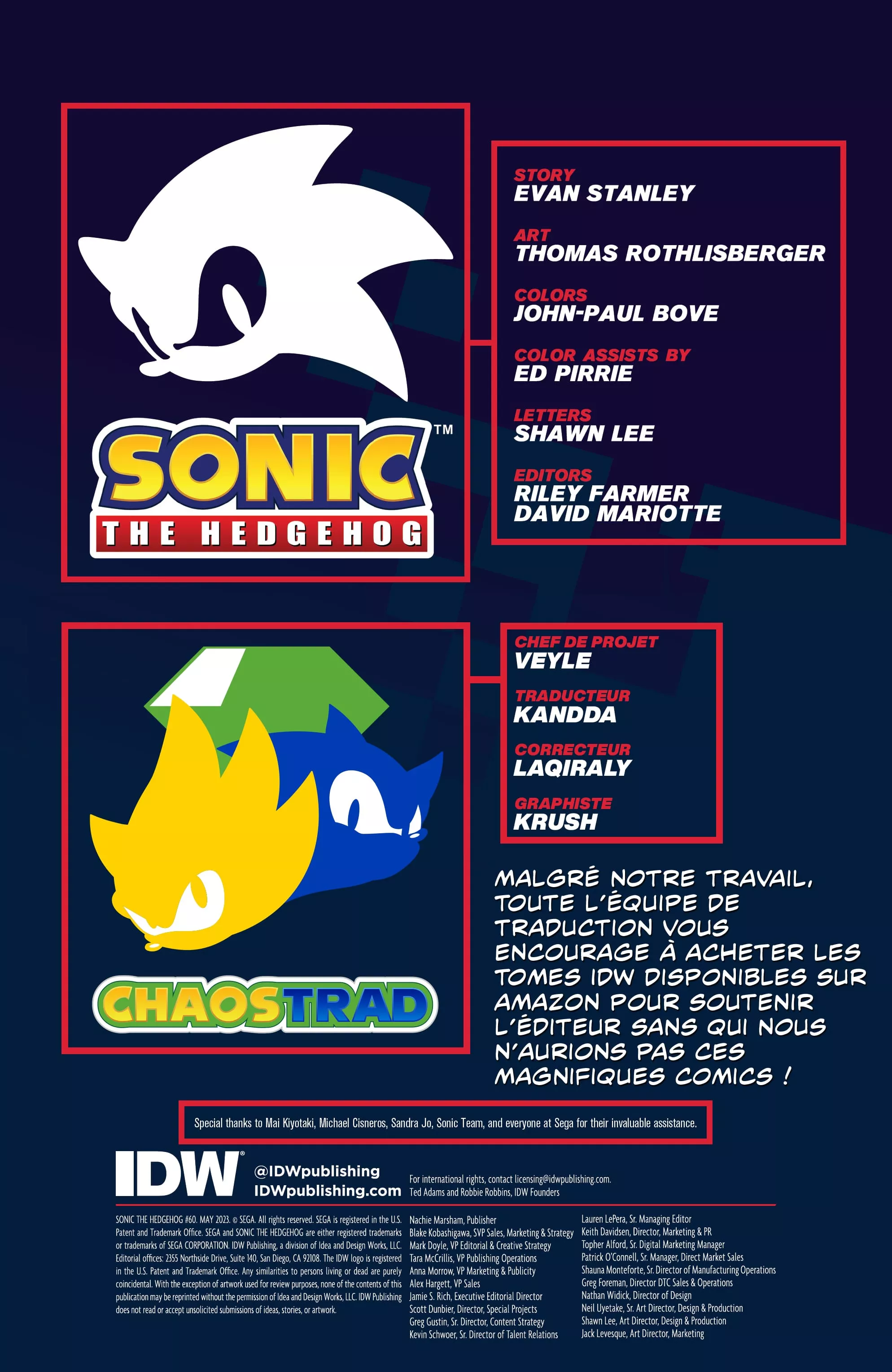 Sonic The Hedgehog #60 - ChaosTrad