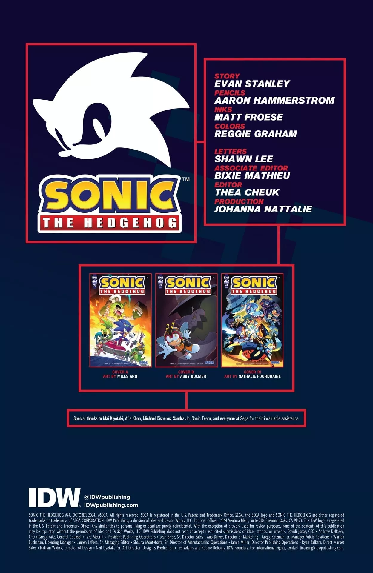 Sonic The Hedgehog #74 - ChaosTrad